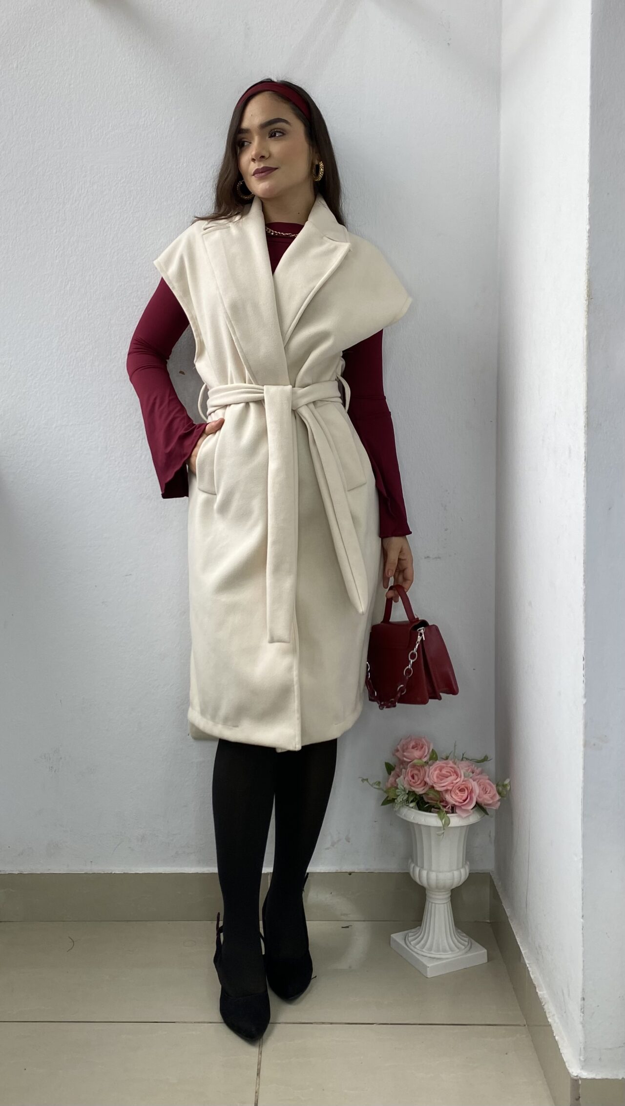 Maxi chaleco Paño - Jeia Moda